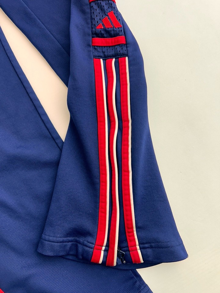 Adidas Men’s Track Pants MEDIUM Drawstring Zippers on bottom Legs ...