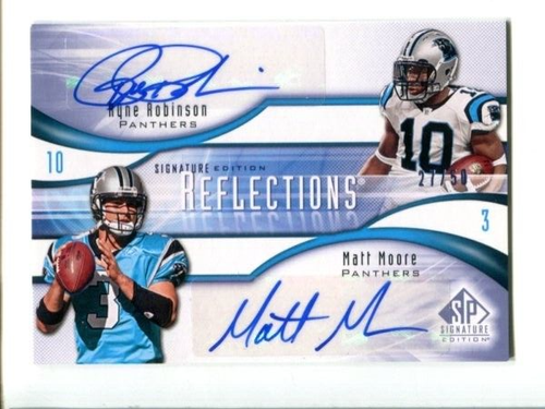 2009 SP Signature Edition - Reflections Signatures Dual Auto Matt Moore ...