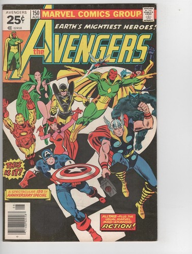 Avengers #150 VG/FN "Avengers Assemble" Steve Englehart George Perez | eBay