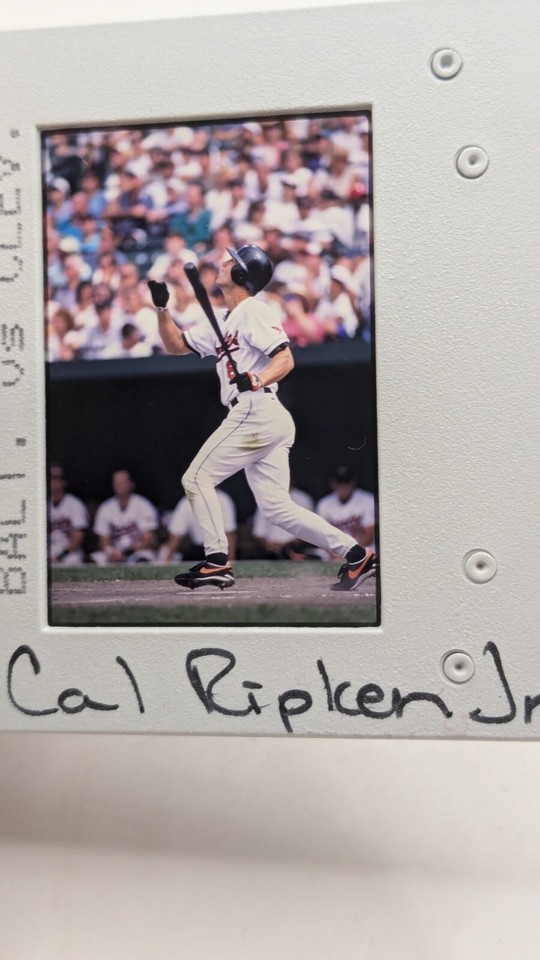 Cal Ripken Jr. Baltimore Orioles 1996 Original Color Photo Slide A | eBay