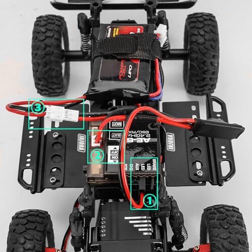 RC Crawler Electronics INJORA Micro BEC For TRX4M RC Crawler - Battery ...