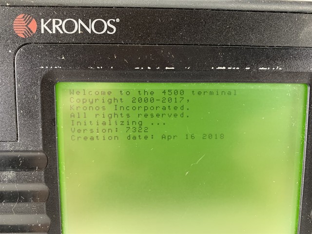 ADP Kronos 4500 Series 8602800-801 Time Clock for sale online | eBay
