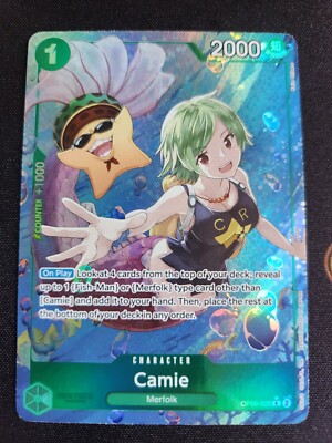 EXACT CARD PICTURED OP06-025 Camie AA Alt Art Wings Of Captain One ...