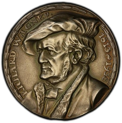Germany - Third Reich- 1938 "125th Birthday of Richard Wagner" Medal ...