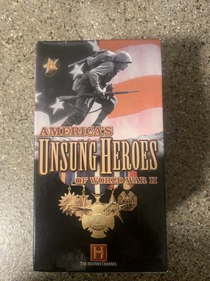 History Channel VHS Set Of 4 America’s Unsung Heroes WWII | eBay