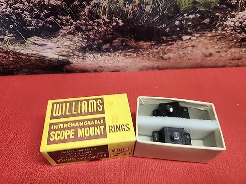 Williams Quick Convertible 1" split scope rings | eBay