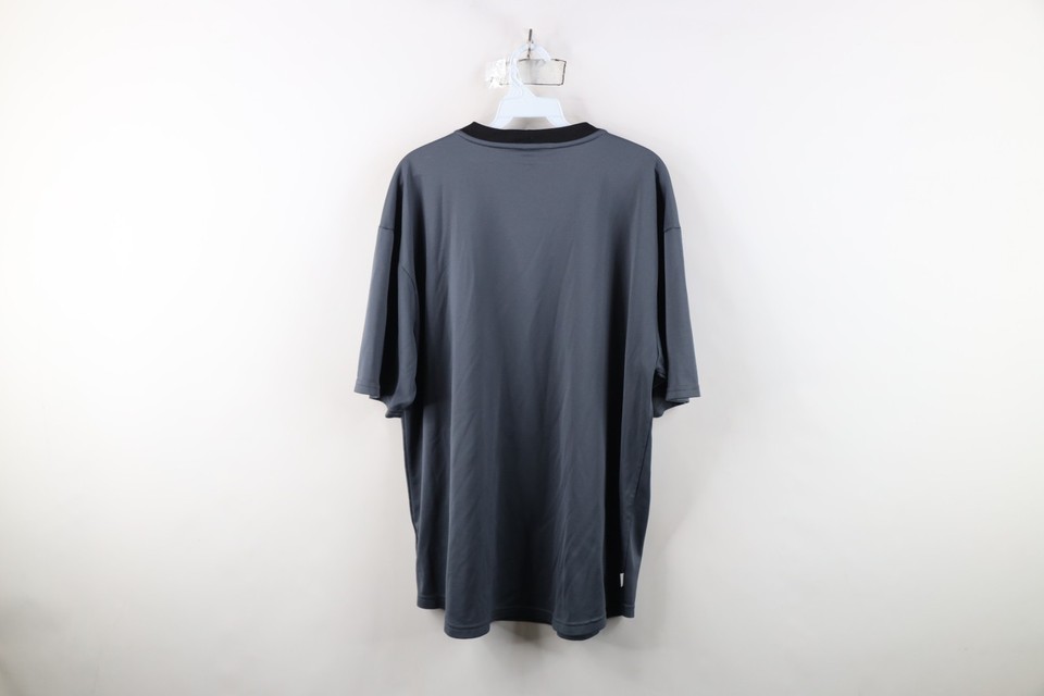 Vintage Y2K Nike Mens XL Travis Scott Mini Swoosh Knit T-Shirt Gray ...