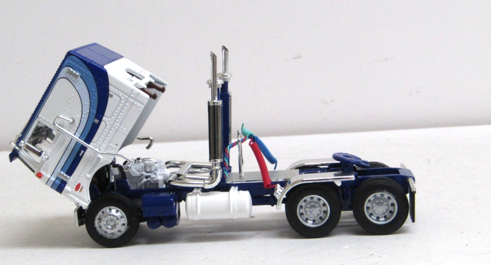 DCP blue/white Peterbilt 352 sleeper tractor 1/64 new no box.. | eBay