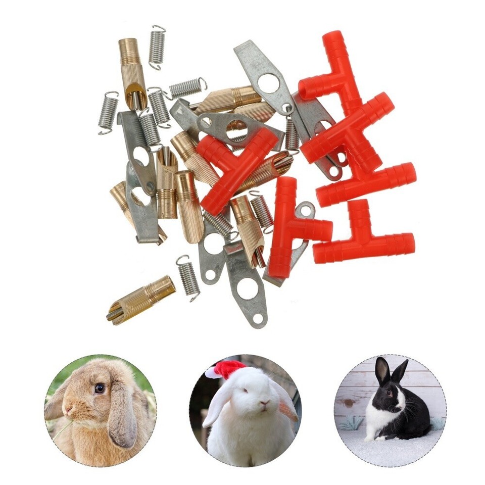 100xDurable Nipple Drinkers Rabbit Automatic Nipple Drinkers Spring ...