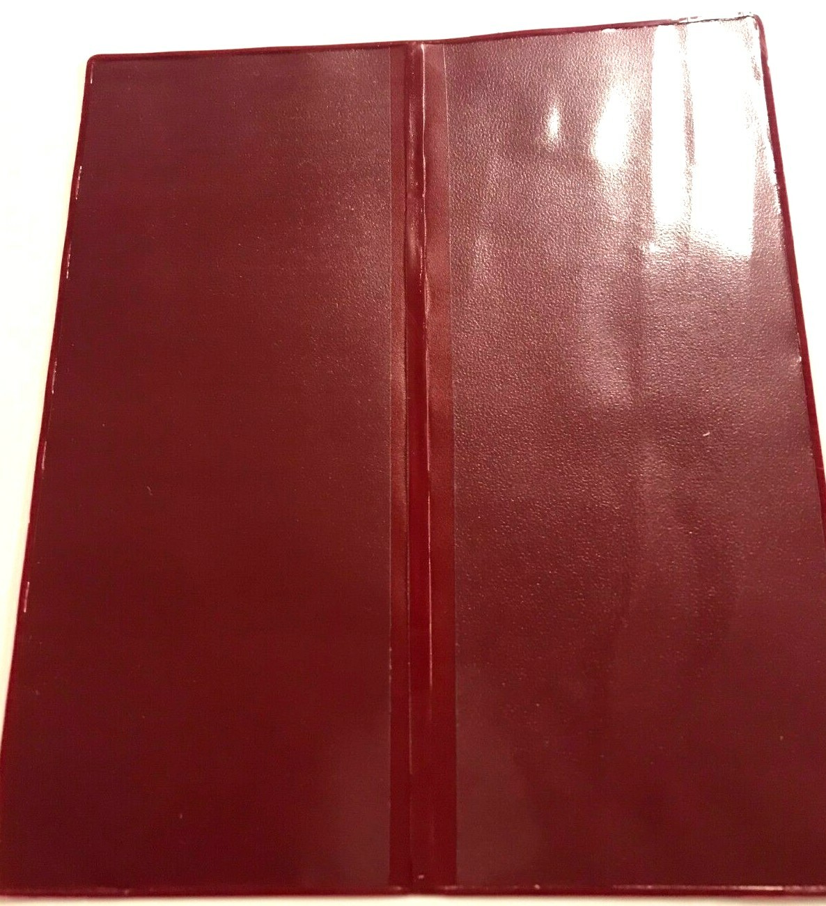 DOUBLE FOLDING LOTTERY TICKET HOLDER/WALLET LEATHER LOOK AND PLAIN ...