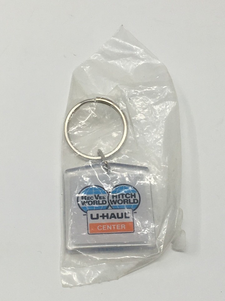 Sealed U-Haul Plastic Keychain, Key Ring Truck Van Accessory | eBay