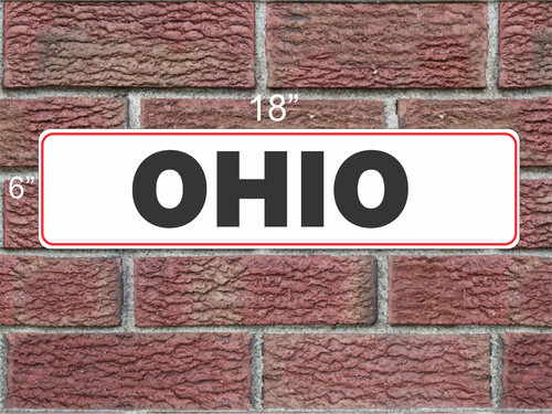 OHIO Metal Sign USA State | eBay UK