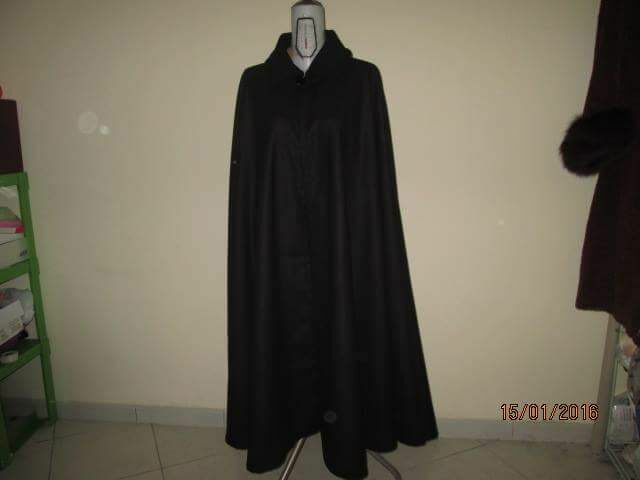 TABARRO / MANTELLO A RUOTA INTERA ARTIGIANALE SU MISURA CON TESSUTI DI ...