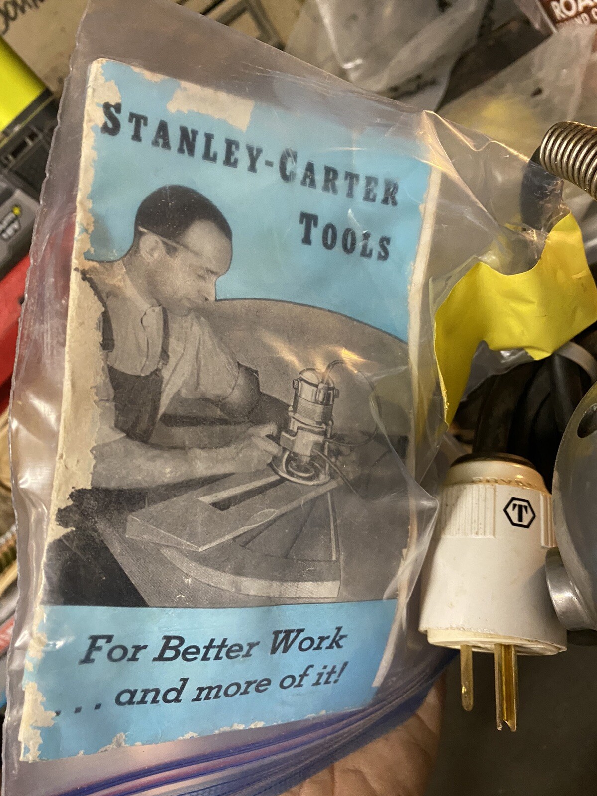 carter stanley trim router, stanley base,generic guide,original papers ...