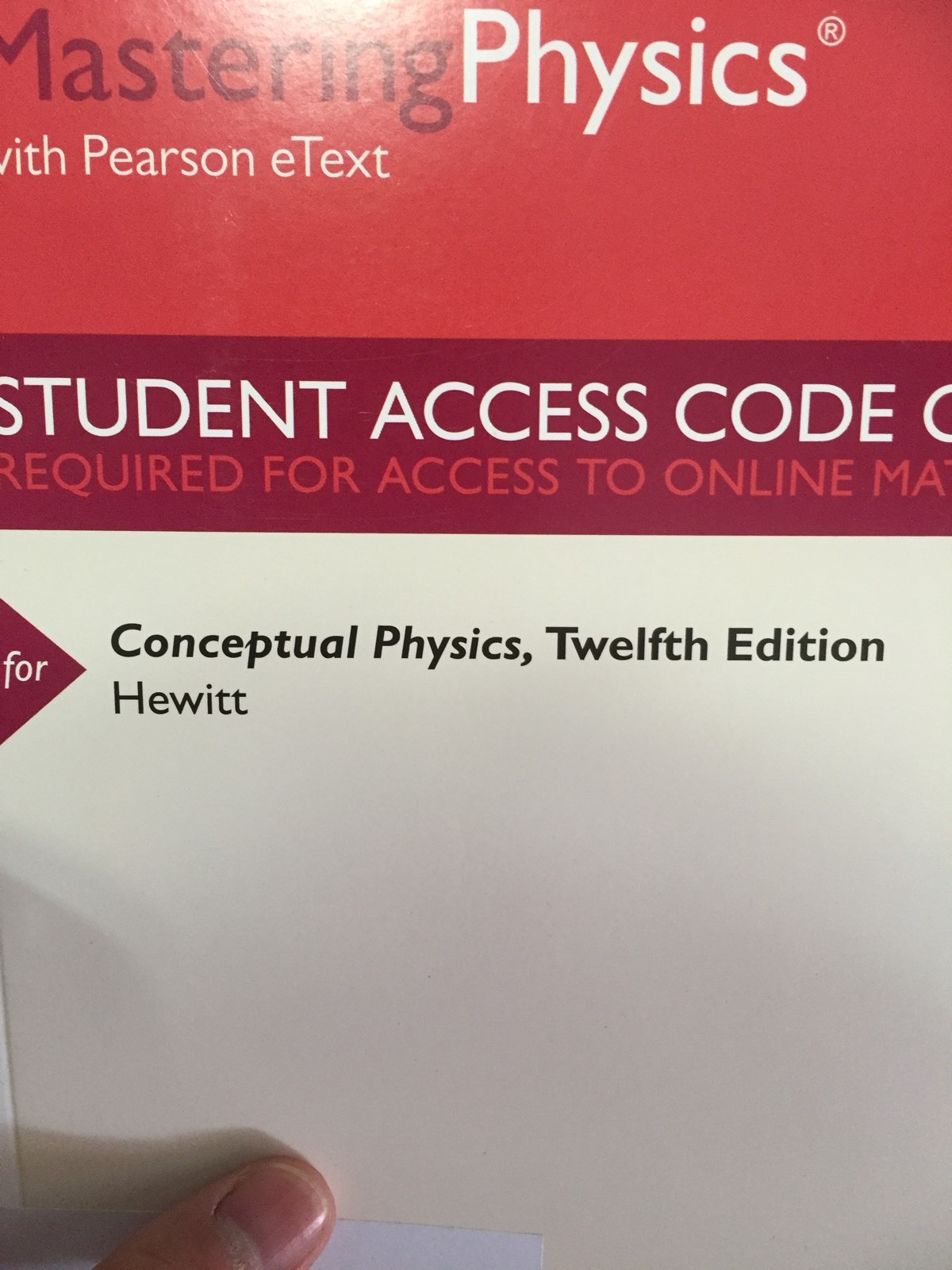 Mastering Physics with Pearson eText for Conceptual Physics 12th ...