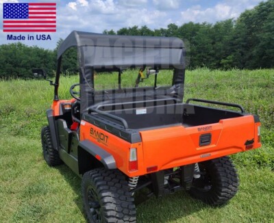 HALF Enclosure for Bad Boy Bandit 750 - HARD WINDSHIELD - Roof - Rear ...