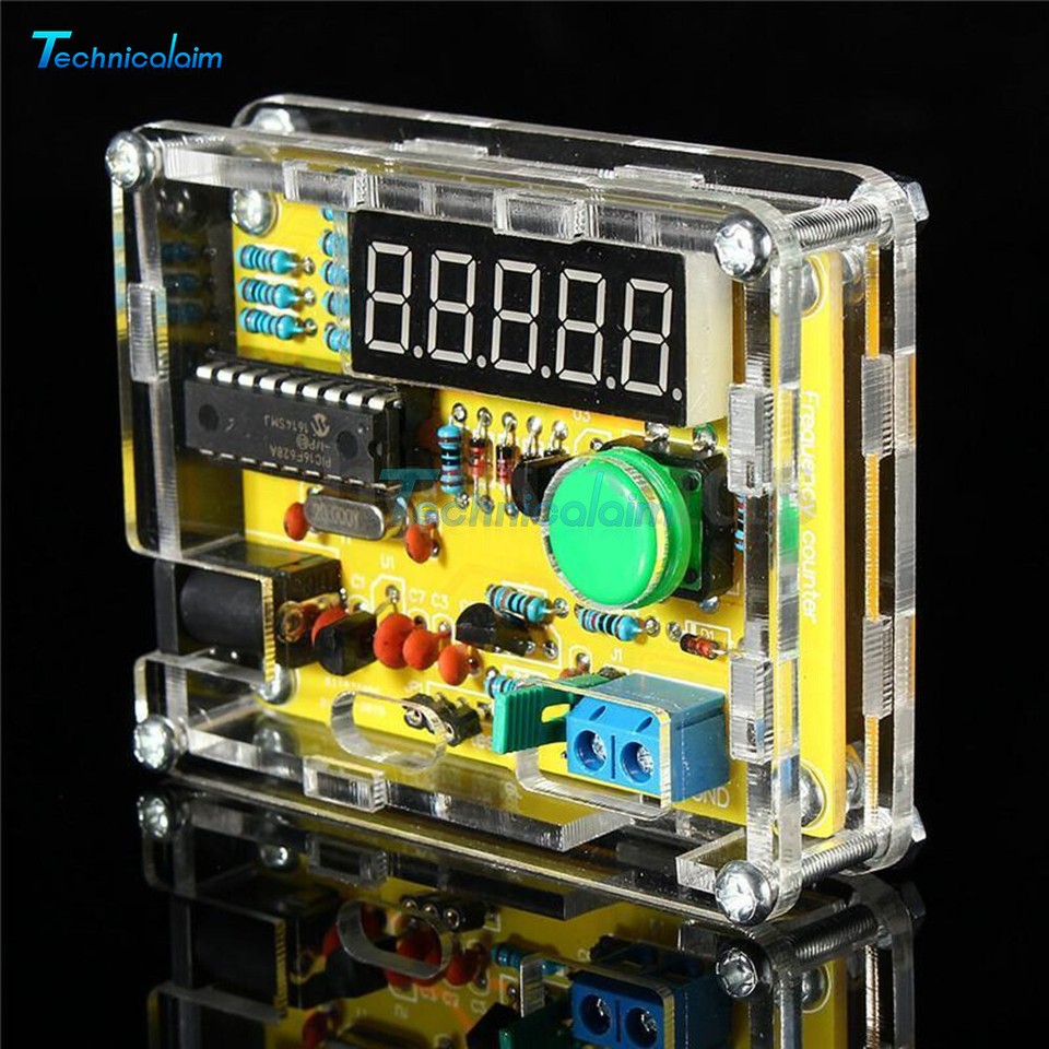 1Hz-50MHz Crystal Oscillator Tester Frequency Counter Meter + Case DIY ...