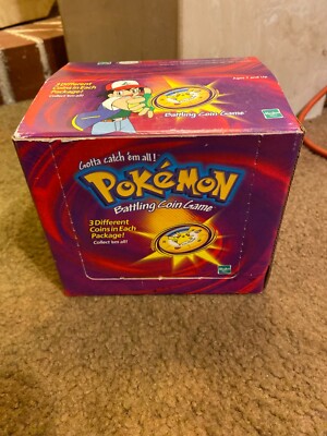 Pokemon Battling Coin Game Original Retail Box/Packaging + 12 Sealed ...