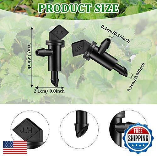 60 Pieces Irrigation Drip Emitter Garden Flag Irrigation Dripper, Trees ...