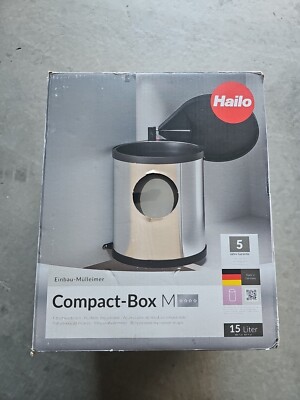 Hailo Compact-Box M Pull-Out Garbage Can Made In Germany 3.96 Gallons ...