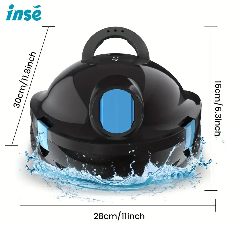 INSE Y10 Cordless Robotic Pool Cleaner, Battery Capacity 2200mAh | eBay