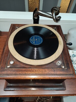 Antique 1917 Victor Victrola VV-VI Wind-Up Phonograph Record Player | eBay