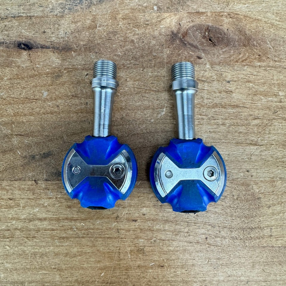 Speedplay Zero Stainless Steel Blue Road Bike Clipless Pedals 211g | eBay