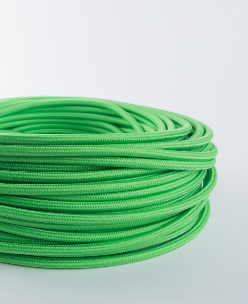 Vintage Fabric Cable 3 Core Braided Lighting Lamp Flex Vintage Multi ...