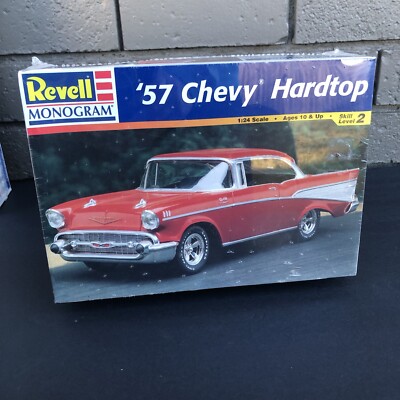 Revell Monogram '57 Chevy Hardtop 1:24 Scale Model Kit 85-2225 Skill 2 ...