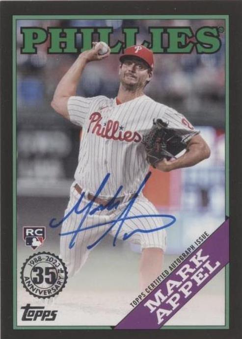 2023 Topps Series 1 - 1988 Topps Baseball Autographs Mark Appel #88BA ...