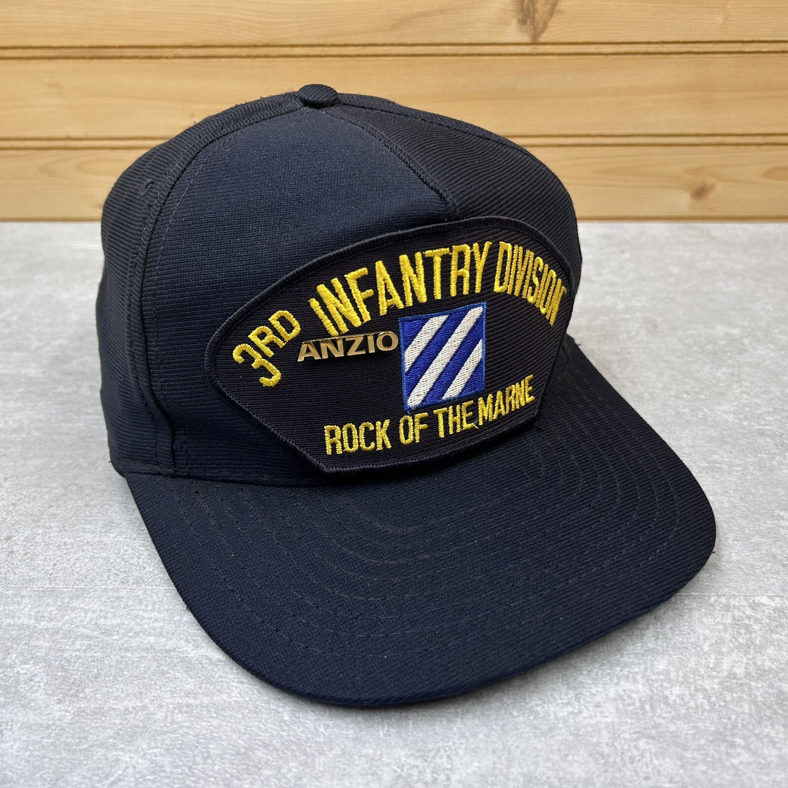 Vintage 3rd INFANTRY DIVISION Rock of the Marne Hat b… - Gem