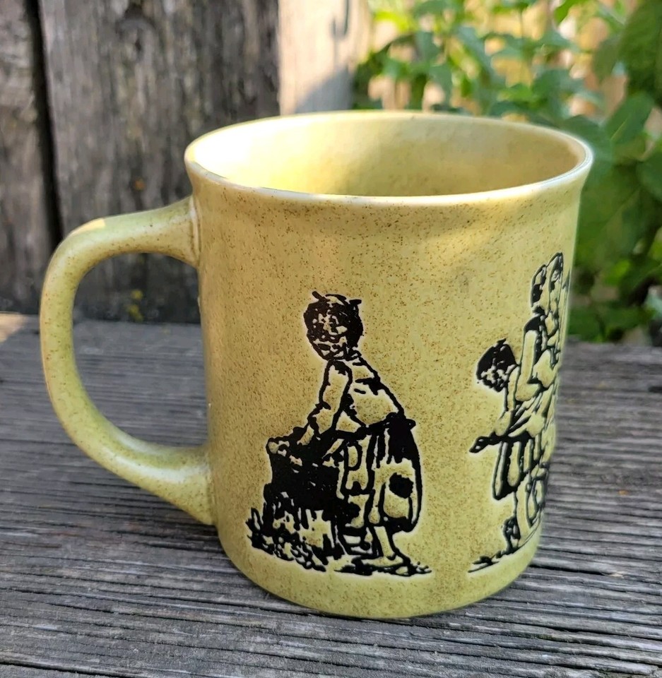 Vintage Maw Git Yer Coffee Mug Hillbilly Japan Outhouse Tea Cup Novelty ...