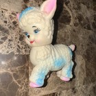 Vintage Stahlwood Lamb Rubber Toy Figure Anthropomorphic Kitschy Sheep ...