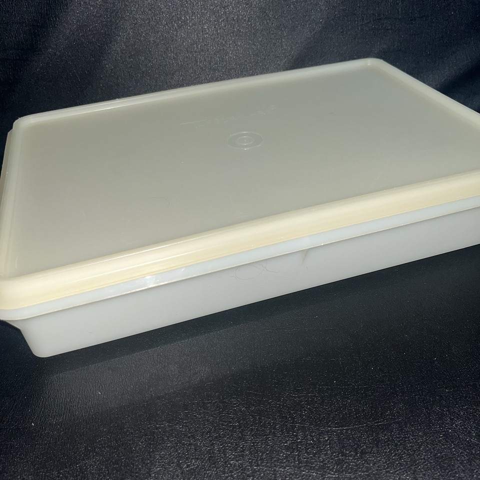 Vintage Tupperware 290-3 Rectangular 13x9x3 inch Container w/Lid 291-7 ...