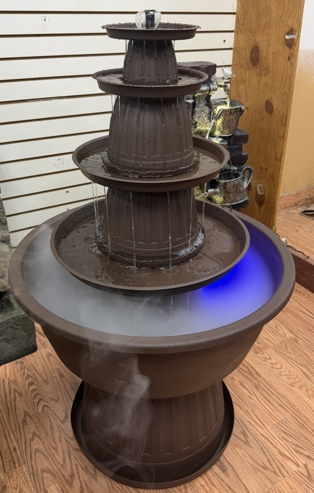 Fountain 5 Ft Hard Acrylic, Water Feature Indoor/ Outdoor | eBay