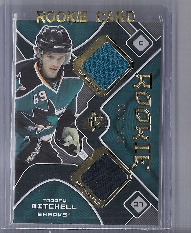 07-08 2007-08 SPX TORREY MITCHELL DUAL JERSEY ROOKIE /1599 #199 SAN ...