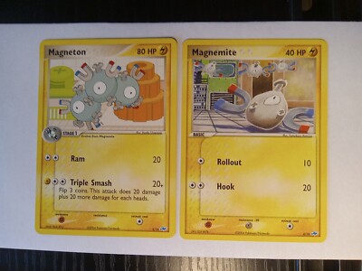 Magnemite 4/10 Magneton 5/10 Latios Trainer Pokemon Mint Unplayed Free ...