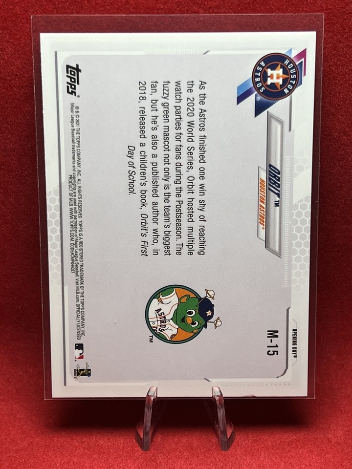 2021 Topps Opening Day **Orbit** Baseball Card #M-15 - Houston Astros | eBay