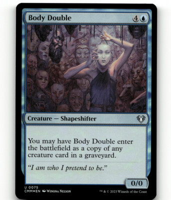 FOIL - MTG - Body Double 75 - Commander Masters - UC | eBay