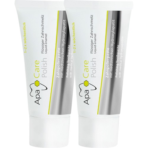 2 x 20 ml ApaCare Polish Professional home Zahnpolierpaste ...