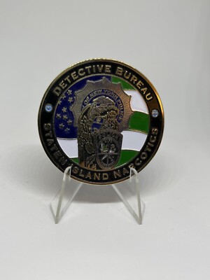 NYPD Detective Bureau Staten Island Narcotic Challenge Coin | eBay