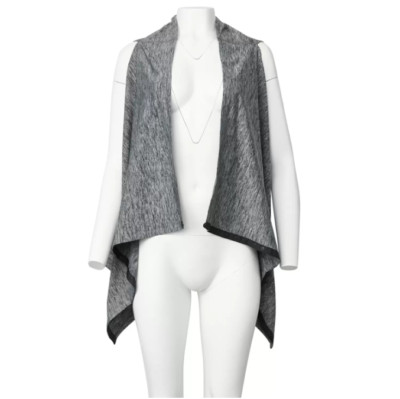 Calvin Klein Women's Soft Marled Jersey Knit Shawl Grey One Size 4892 ...