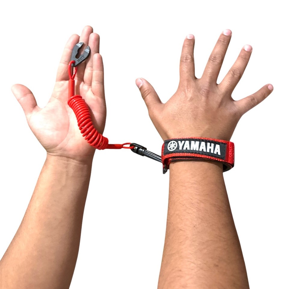 JLP Pro-Floating Wristband Strap Yamaha & QuickCord Lanyard ATV Jetski ...