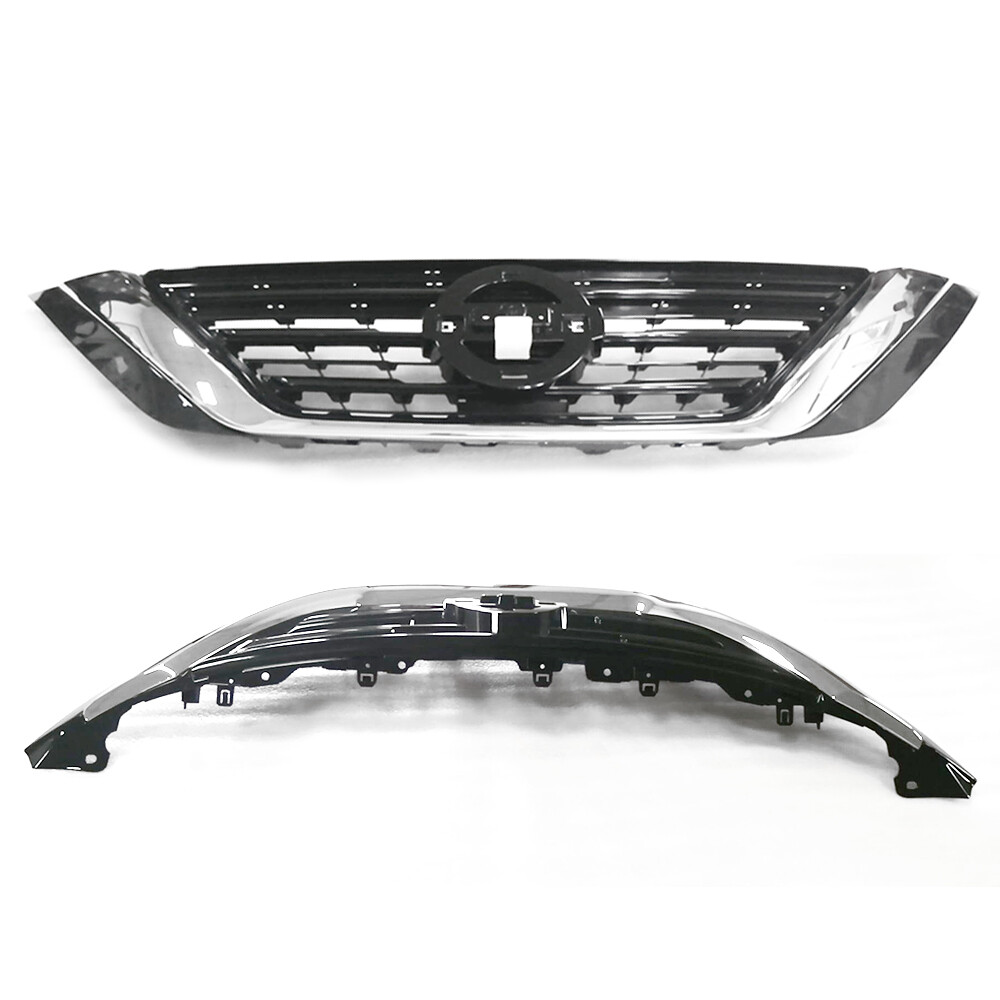 ABS Style Grille Front Upper Hood Grill Chrome For 2016 2017 2018 ...
