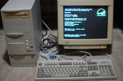 Vintage Pentium PC 1995-1996, Matched DOS Gaming Set, i586/P5, 150Mhz ...