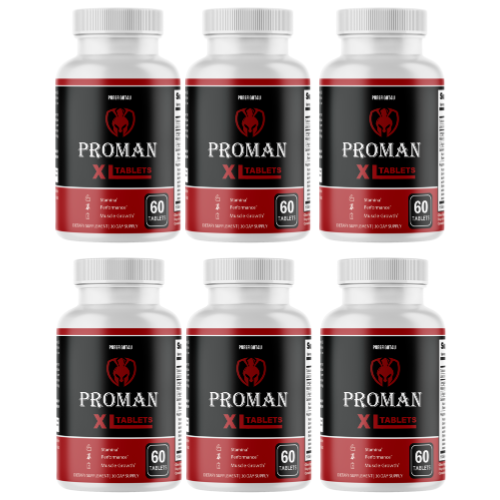 Proman XL Vitality and Energy Support Nutritional Supplement, 6 Bottles ...