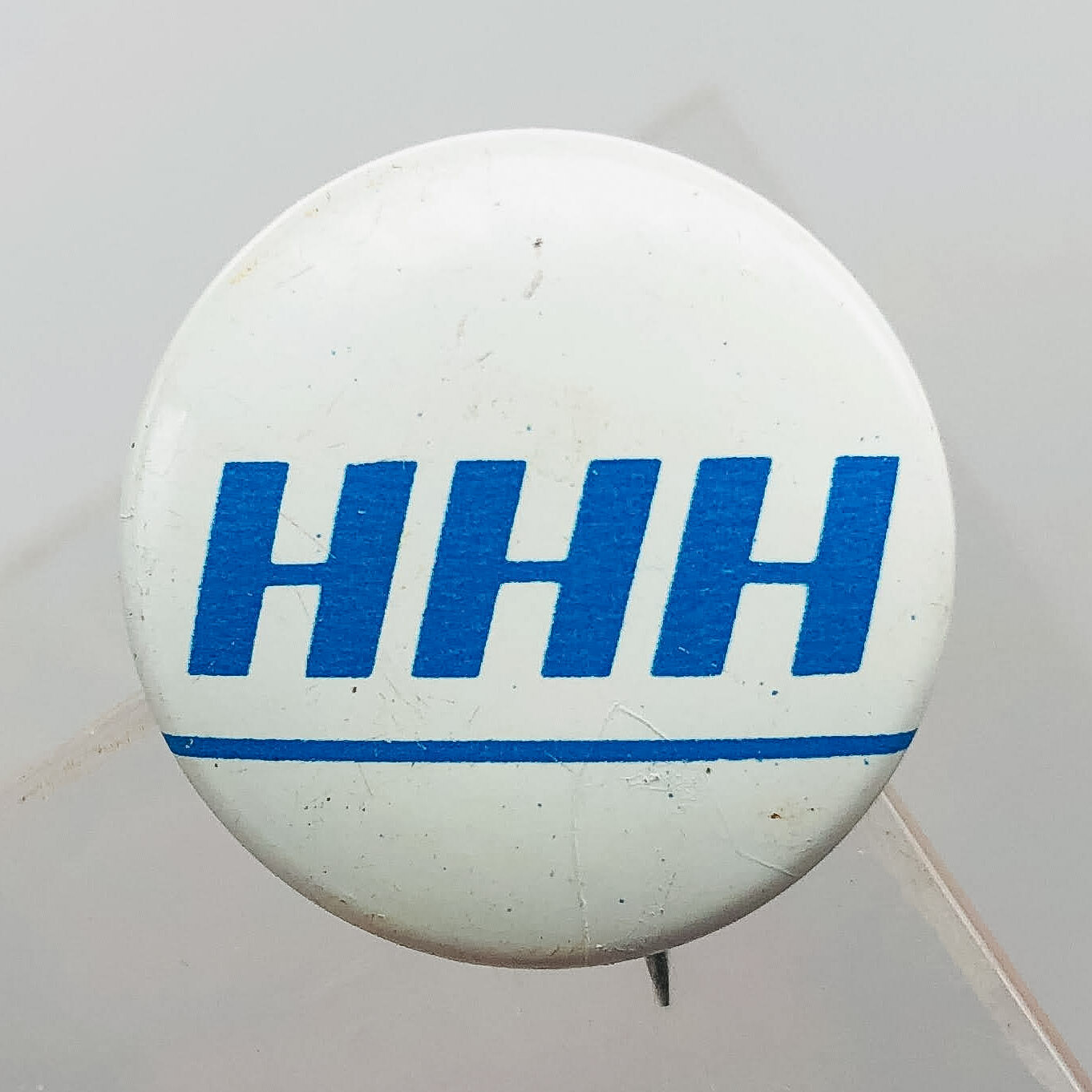 Hubert Horatio Humphrey HHH Button Pin .75" Presidential Campaign ...