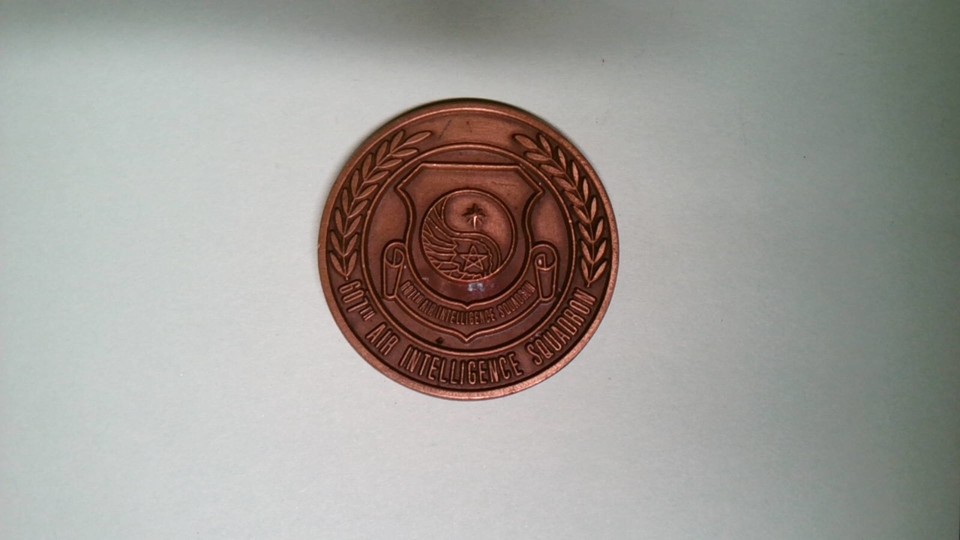 CHALLENGE COIN 60TH AIR INTELLIGENCE SQUADRON THE TIGER NEVER SLEEPS | eBay