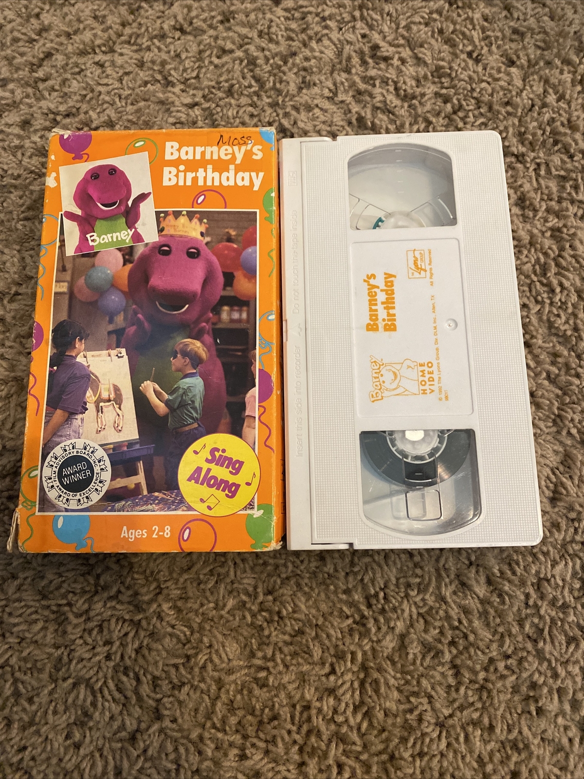 Barney - Barney's Birthday (VHS, 1992) RARE | Grelly USA