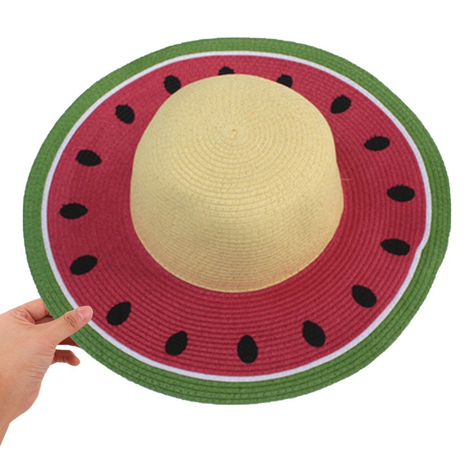 Adult Straw Hat Large Wide Brim Summer Straw Sun Block Straw Hat for ...
